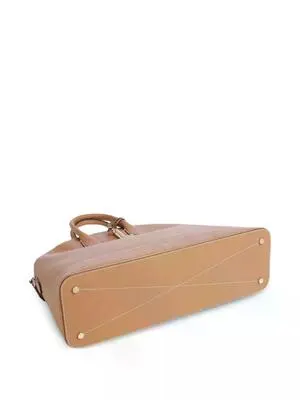 LANCEL Belleville Bugatti Leather Top-handle Bag