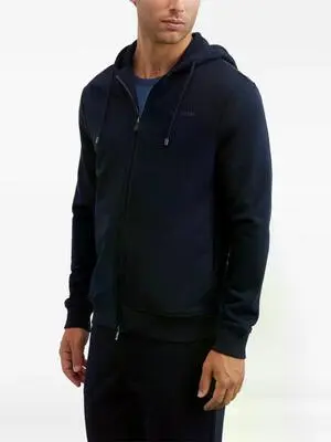 Pal Zileri Hooded Zip Sweater
