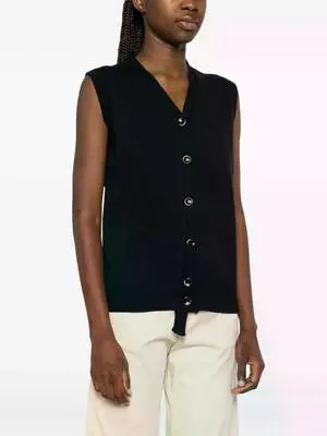 NINE:INTHE:MORNING Johanna Buttoned V-neck Cardigan