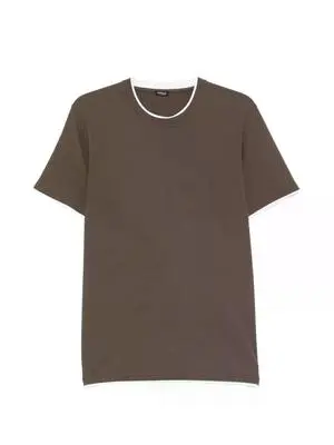 Kiton Crew-neck T-shirt - Brown
