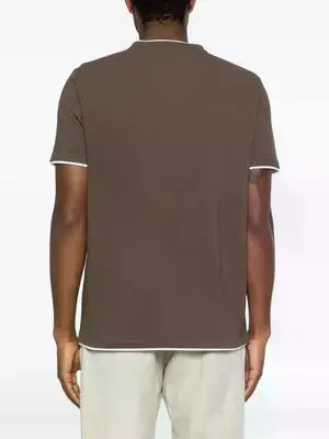 Kiton Crew-neck T-shirt - Brown
