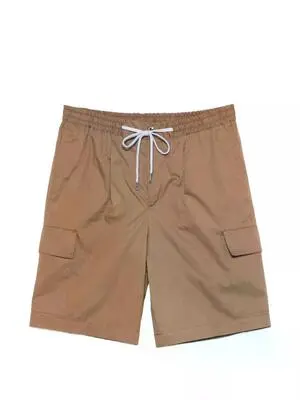 PT TORINO Cargo Pocket Drawstring Shorts - Brown