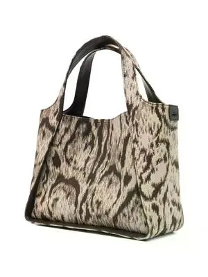Stella McCartney Logo-plaque Tote Bag - Neutrals