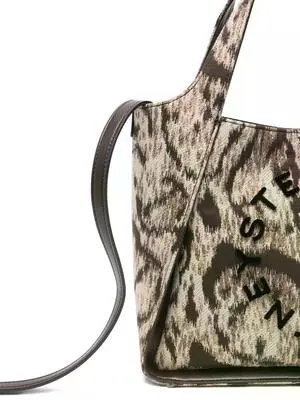 Stella McCartney Logo-plaque Tote Bag - Neutrals
