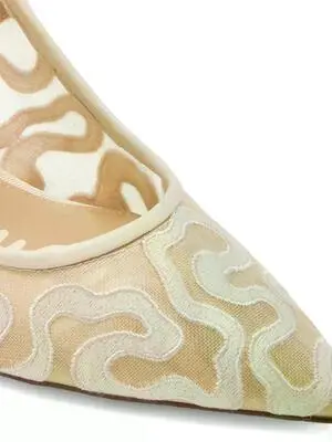 Sam Edelman Embroidered Pointed Toe Pumps