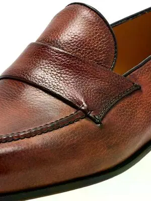Bontoni Grained Panel Loafers