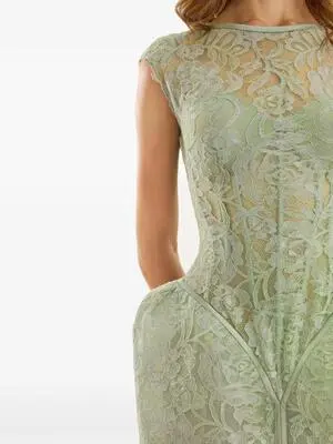 GEMY MAALOUF Sculpted Maxi Dress