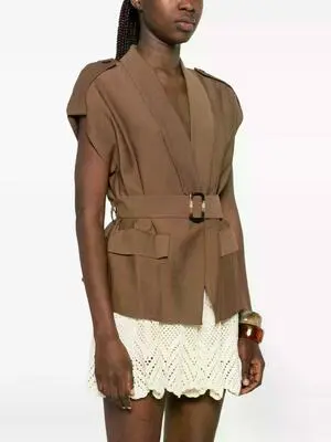 Dixie Belted Epaulette Jacket