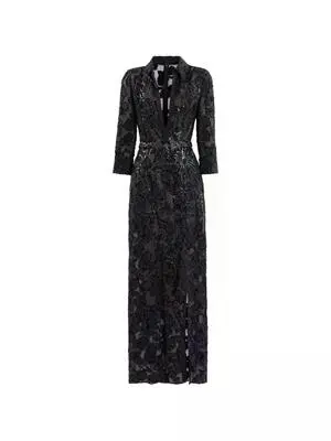 SAIID KOBEISY Textured Maxi Dress