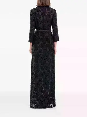 SAIID KOBEISY Textured Maxi Dress