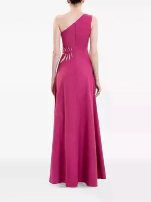 SAIID KOBEISY One-shoulder Cut-out Dress