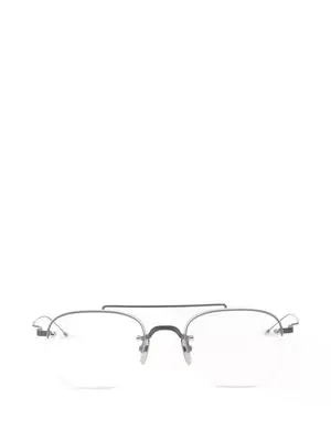Thom Browne Browline Frame Eyeglasses - Silver