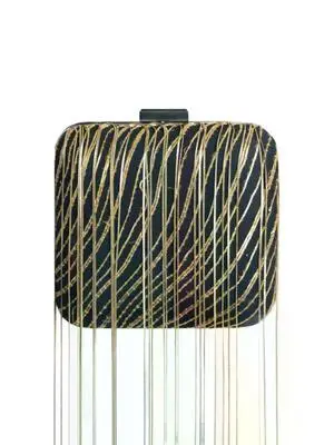 GEMY MAALOUF Fringed Clutch Bag