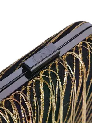GEMY MAALOUF Fringed Clutch Bag
