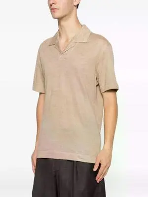Zegna V-neck T-shirt - Neutrals