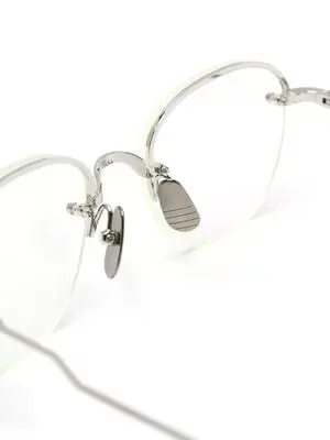 Thom Browne Round-frame Glasses - Silver