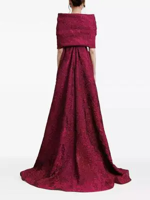GEMY MAALOUF Plunging V-neck Maxi Dress