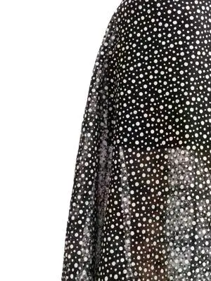 GEMY MAALOUF Polka Dot Print Midi Skirt