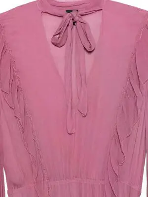 Pinko Ruffled-detail Maxi Dress