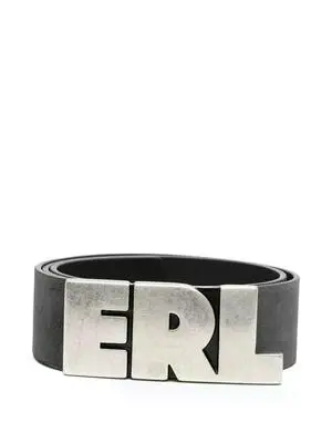 ERL Logo-plaque Belt - Black