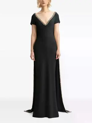 Women's V-Neck Maxi Evening Dresses