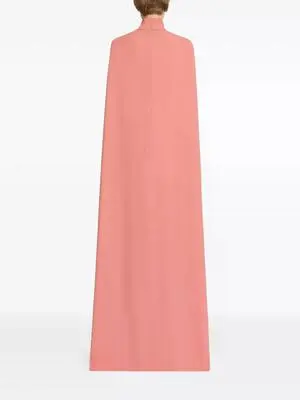 Elie Saab Asymmetrical Cape Jumpsuit