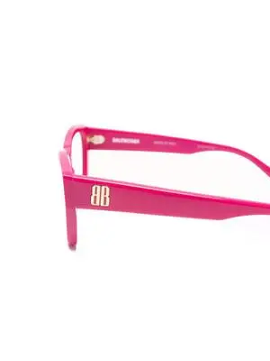 Balenciaga Logo Plaque Cat Eye Glasses
