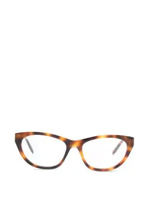 Balenciaga Cat-eye Frame Glasses - Brown