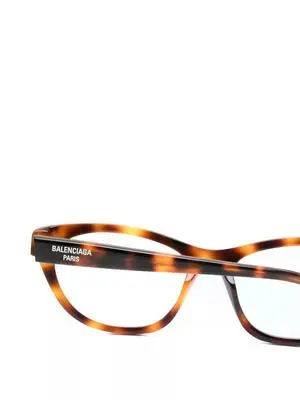 Balenciaga Cat-eye Frame Glasses - Brown