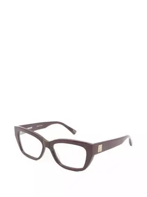 Balenciaga Geometric Logo Glasses