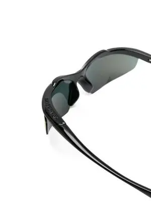 Balenciaga Geometric-frame Sunglasses - Black