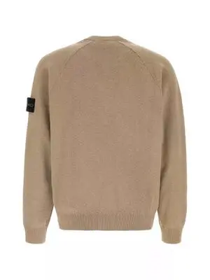 Stone Island Compass-badge Cotton Sweater - Neutrals