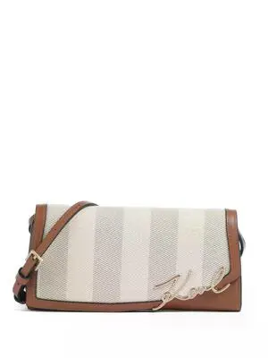 Karl Lagerfeld K/signature Shoulder Bag - Brown