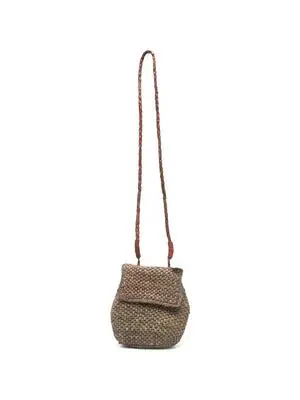 IBELIV Zaz Woven Crossbody Bag - Brown