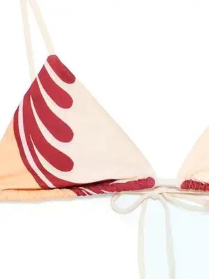 Farm Rio Triangle Bikini Top - Neutrals