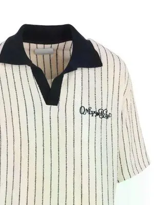 ONLY THE BLIND Riviera Striped Top - Neutrals