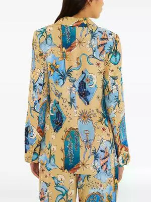 Farm Rio Printed Blazer
