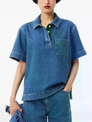 Lacoste Oversized Denim Polo