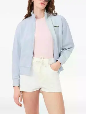 Lacoste Zip-up Collared Sweatshirt