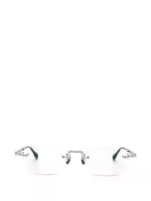 Matsuda Rimless Eyeglasses - Silver
