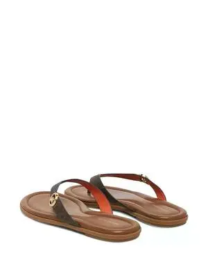 Michael Kors Logo Thong Sandals