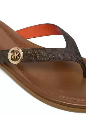 Michael Kors Logo Thong Sandals