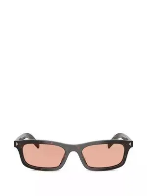 Prada Rectangle-frame Sunglasses - Brown