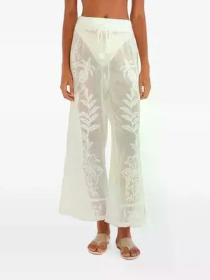 Farm Rio Off- Nina Wide Leg Trousers