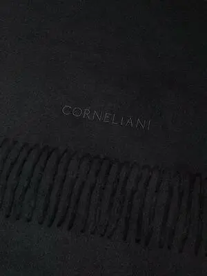 Corneliani Fringed Scarf - Grey