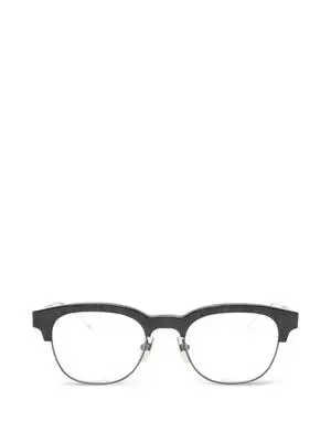 Thom Browne Round Frame Glasses - Black