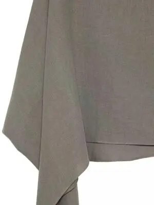 Dusan Draped Blouse - Grey