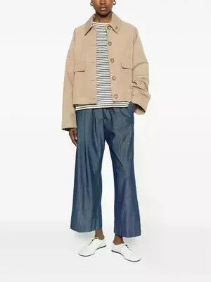 OTTOD'AME Patch-pocket Buttoned Jacket