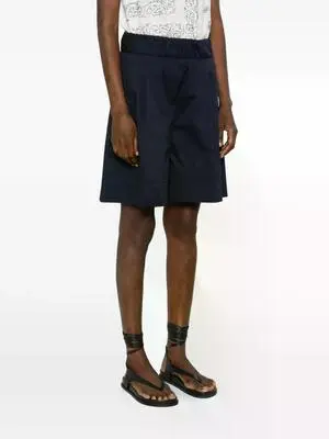 MY MYTHS Pleated Bermuda Shorts