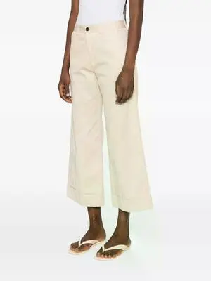 WHITE SAND Wide-leg Trousers - Neutrals